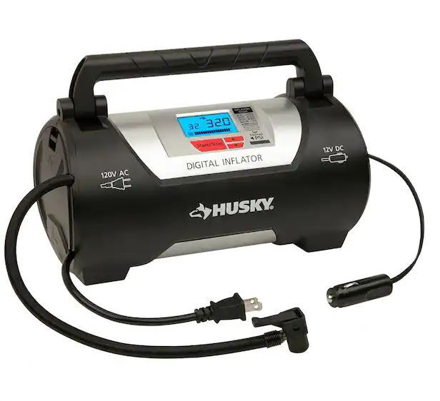 Husky electric air tire pump store